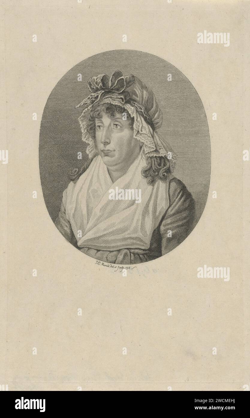 Portrated van Anna Maria Taunay-Schharff, Jacob Ernst Marcus, 1798 ...