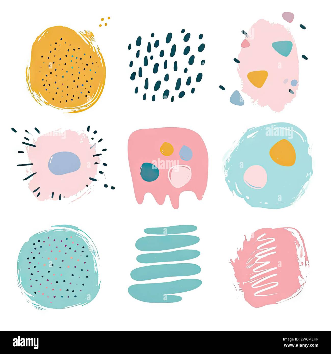 free vector set free hand doodle shape Stock Vector Image & Art - Alamy