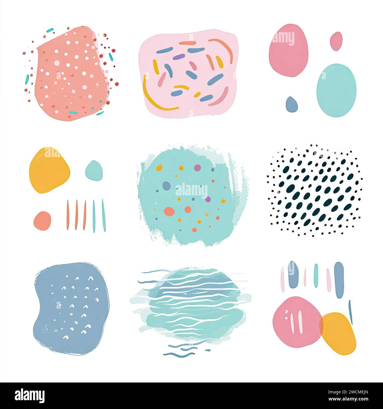 free vector set free hand doodle shape Stock Vector Image & Art - Alamy