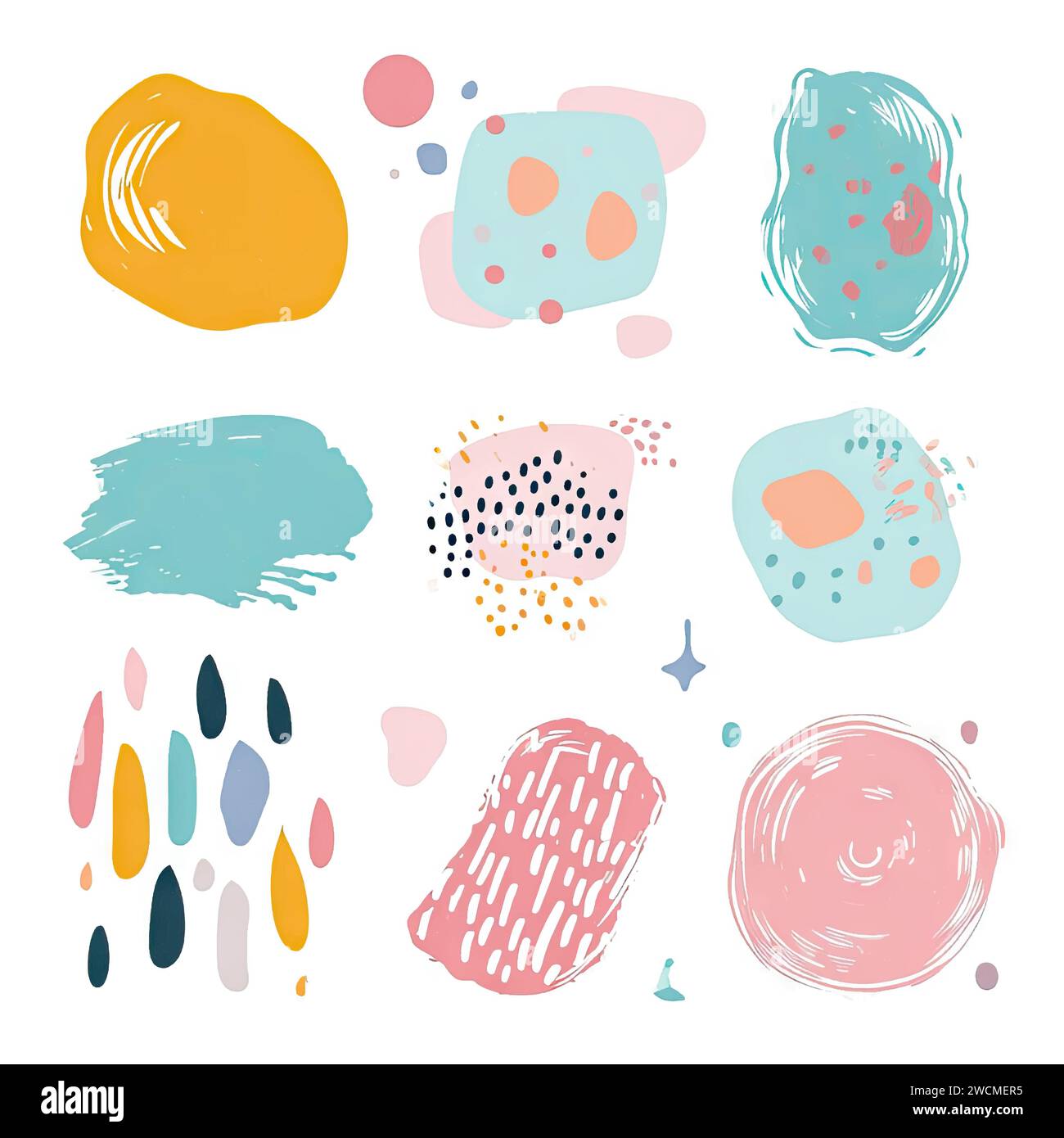 free vector set free hand doodle shape Stock Vector Image & Art - Alamy