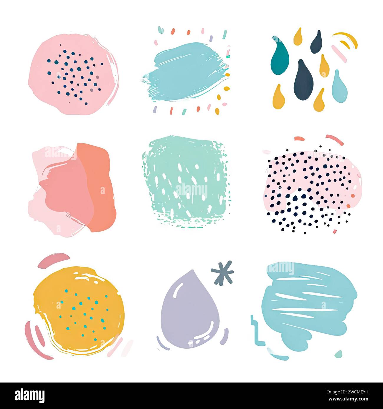 free vector set free hand doodle shape Stock Vector Image & Art - Alamy