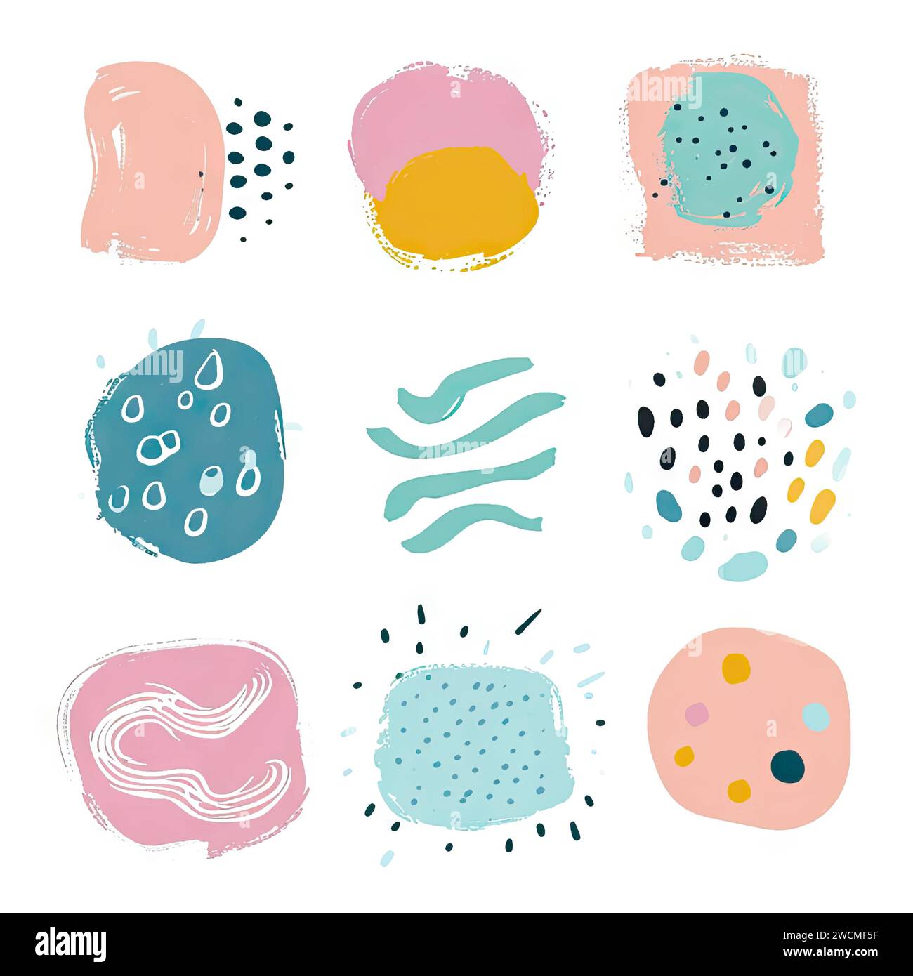 free vector set free hand doodle shape Stock Vector Image & Art - Alamy