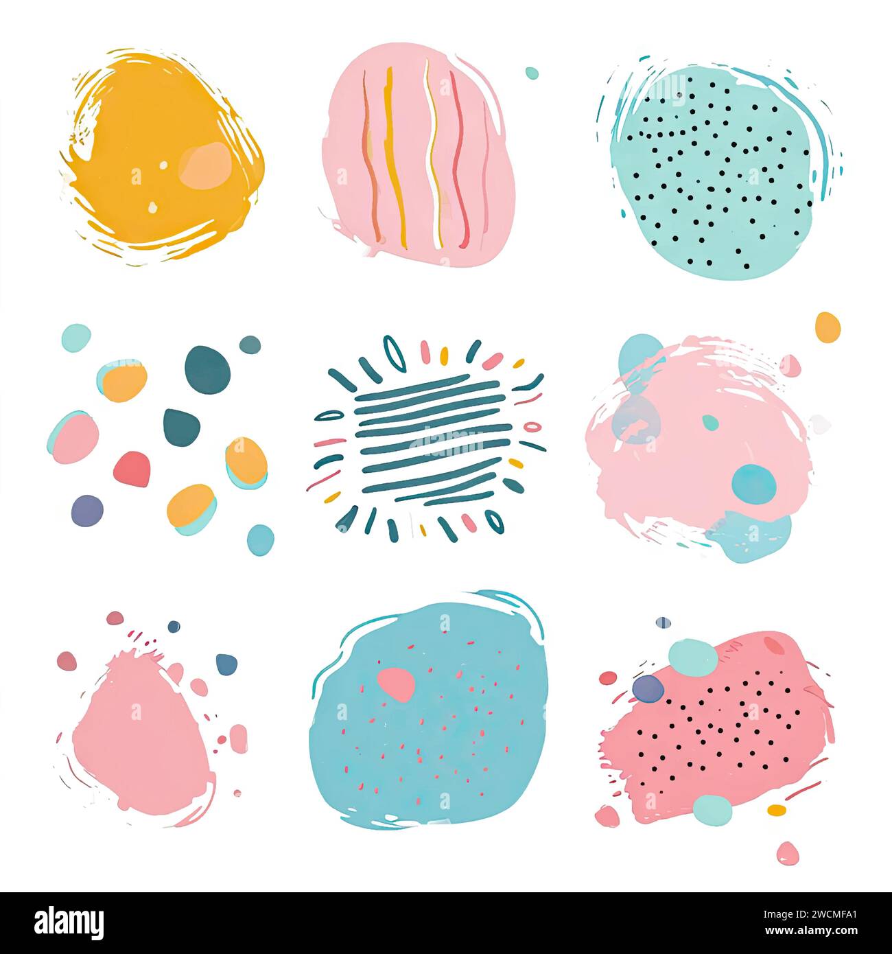free vector set free hand doodle shape Stock Vector Image & Art - Alamy