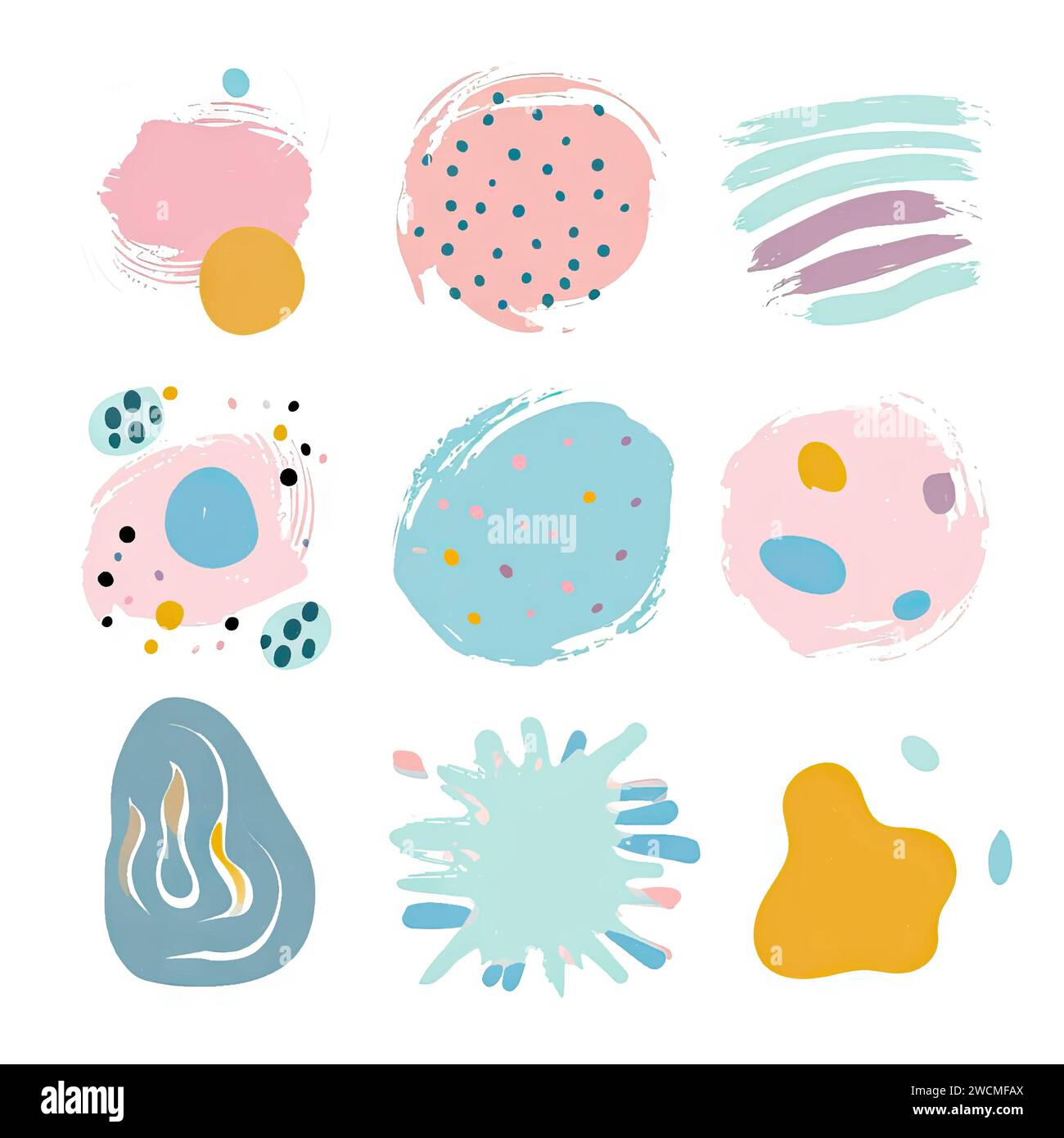 free vector set free hand doodle shape Stock Vector Image & Art - Alamy