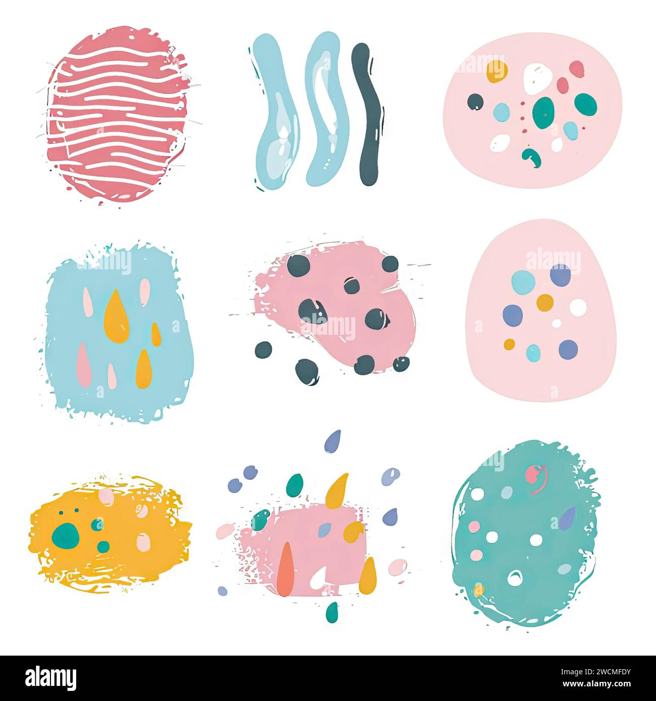 free vector set free hand doodle shape Stock Vector Image & Art - Alamy