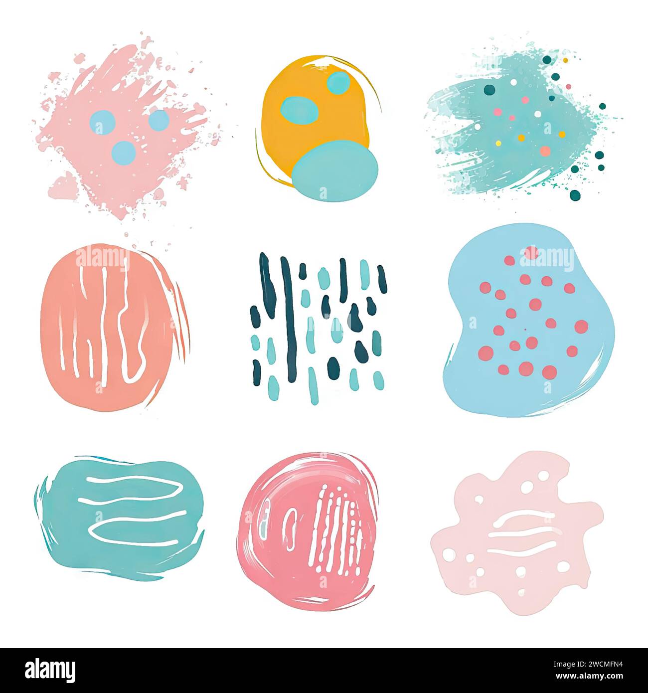 free vector set free hand doodle shape Stock Vector Image & Art - Alamy