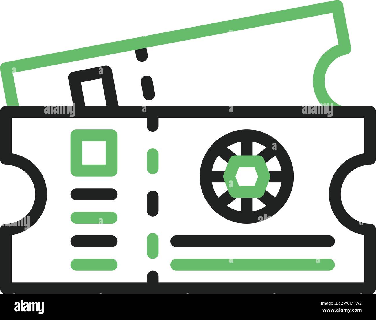 Boarding pass ticket icon image hi-res stock photography and images - Alamy