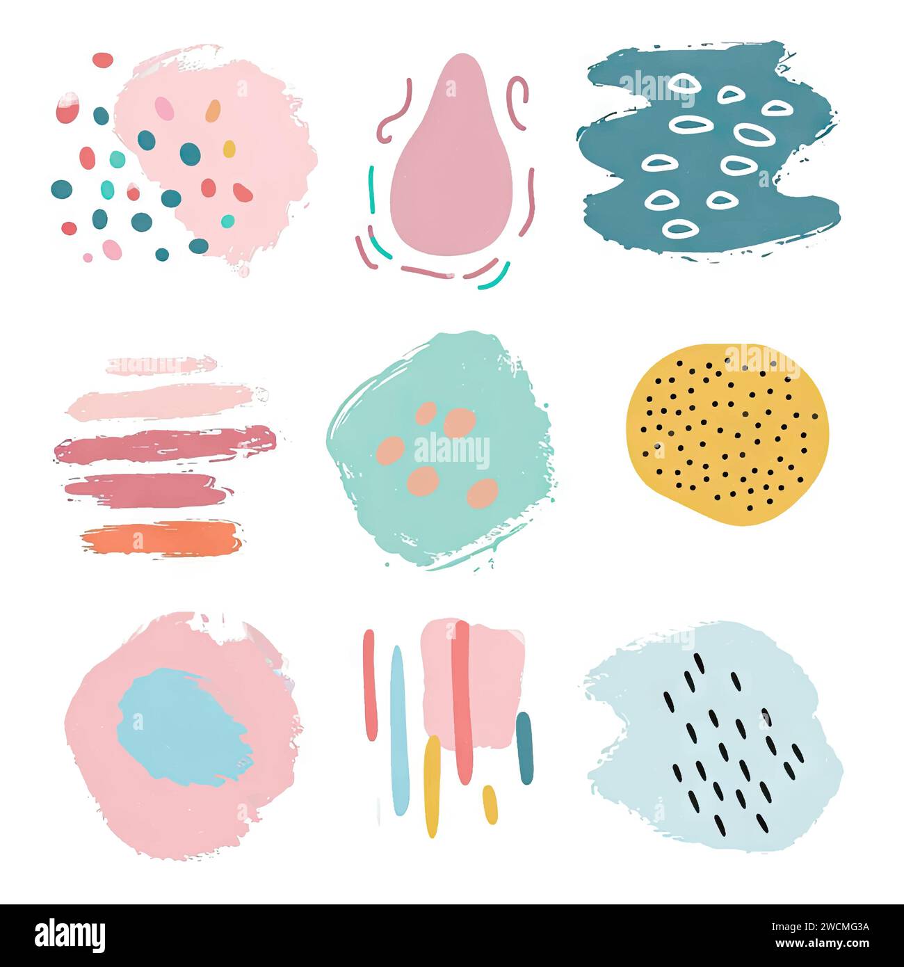 free vector set free hand doodle shape Stock Vector Image & Art - Alamy