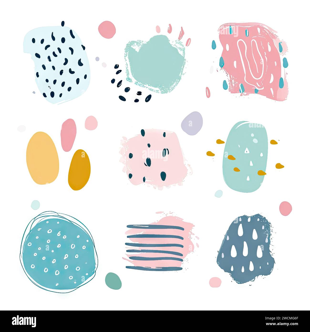 free vector set free hand doodle shape Stock Vector Image & Art - Alamy