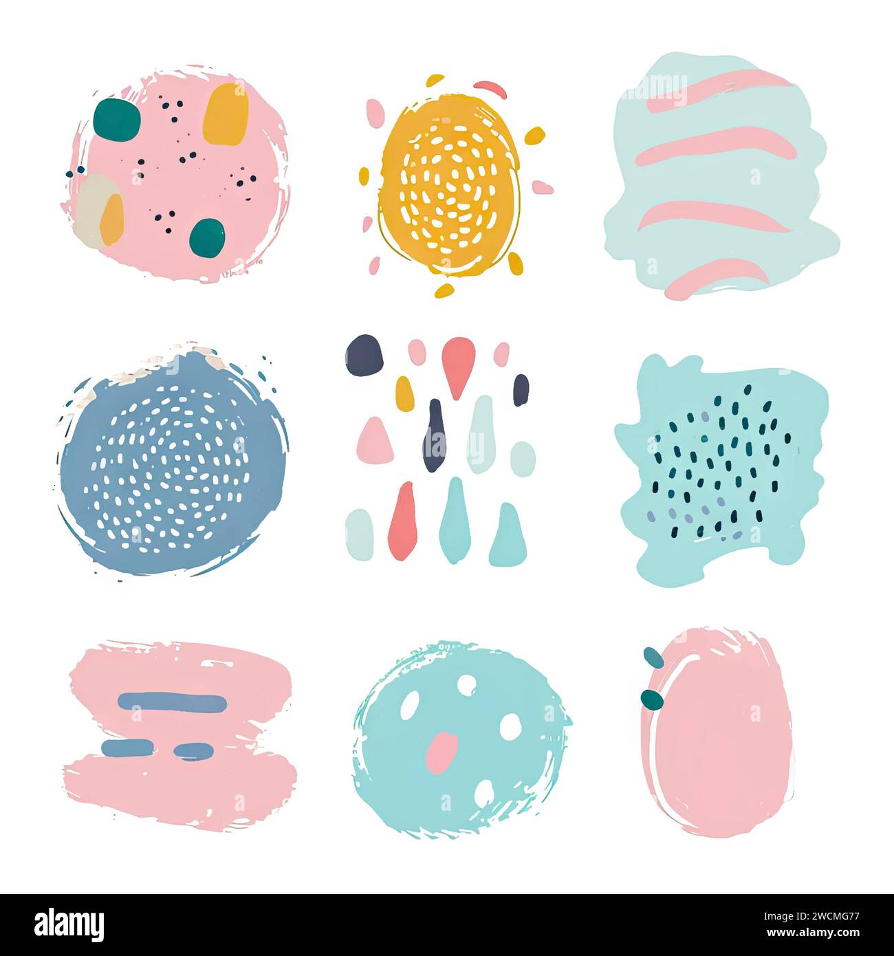 free vector set free hand doodle shape Stock Vector Image & Art - Alamy