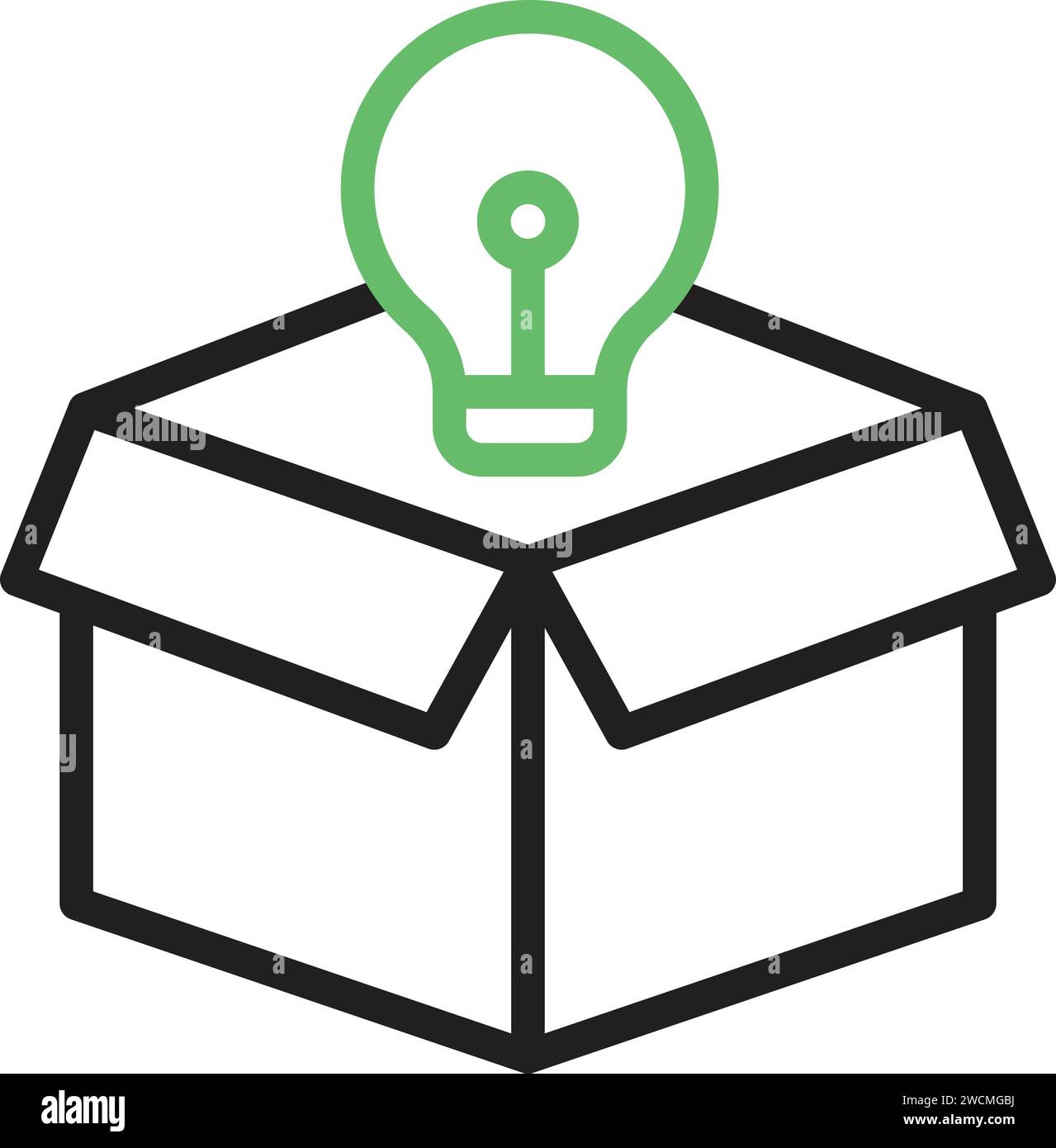 Think out box icon hi-res stock photography and images - Alamy