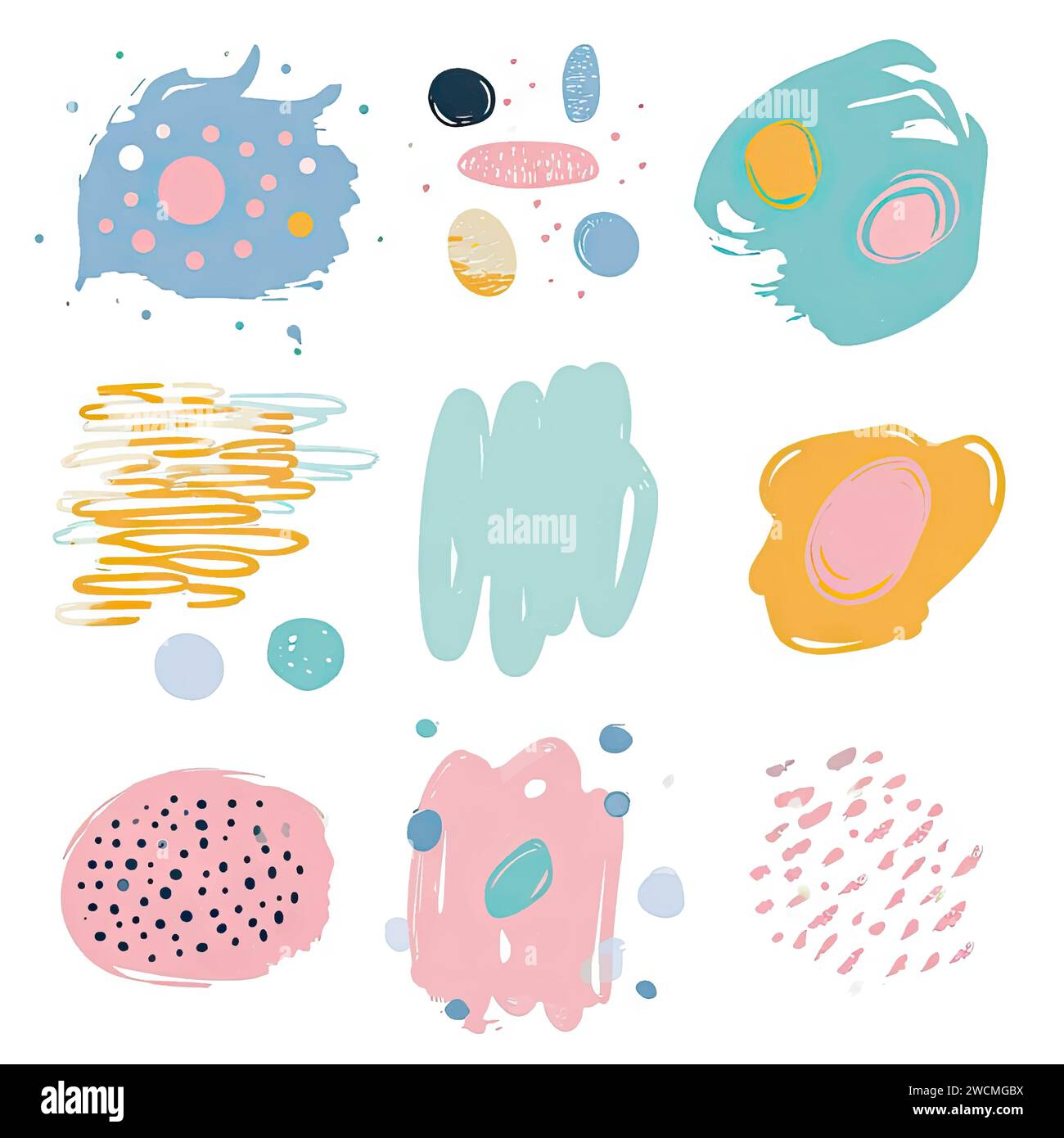 free vector set free hand doodle shape Stock Vector Image & Art - Alamy