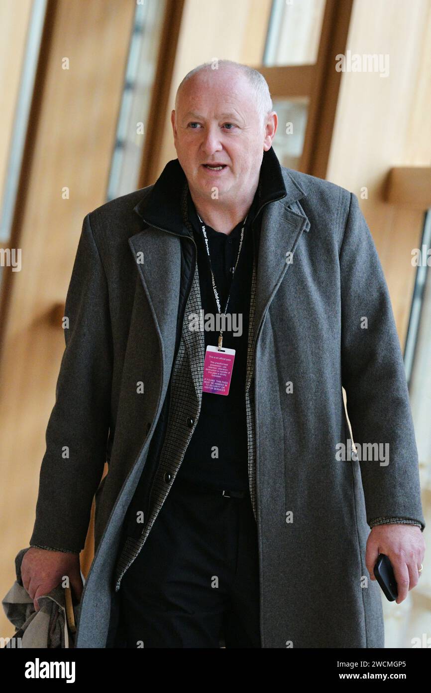 Edinburgh Scotland, UK 16 January 2024. SNP chief executive Murray ...