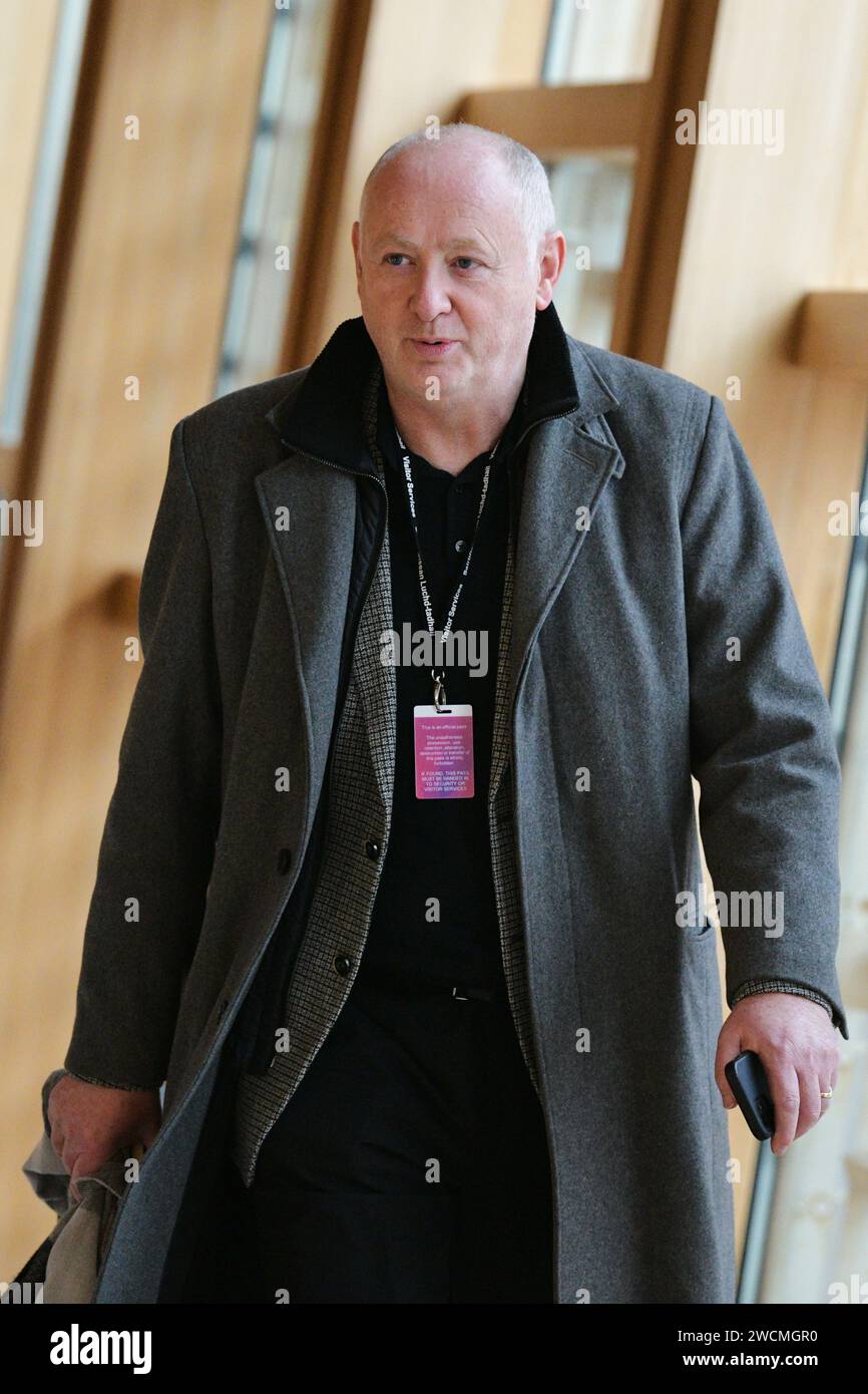 Edinburgh Scotland, UK 16 January 2024. SNP chief executive Murray ...