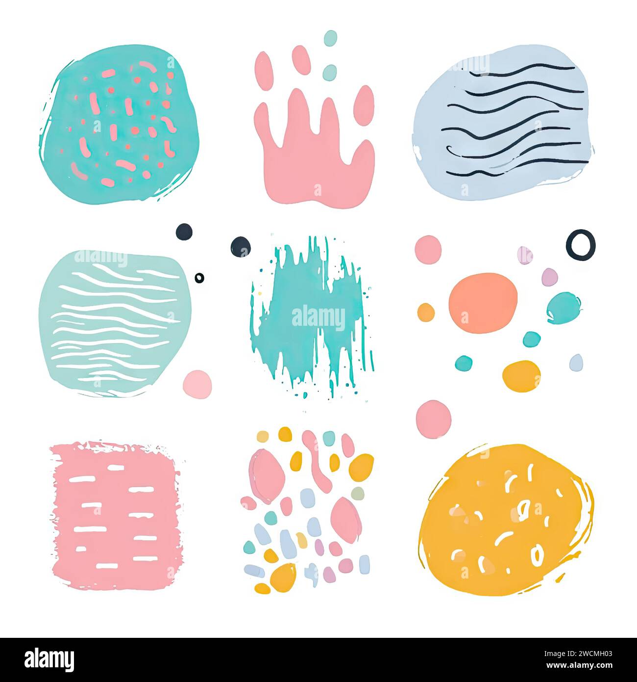 free vector set free hand doodle shape Stock Vector Image & Art - Alamy