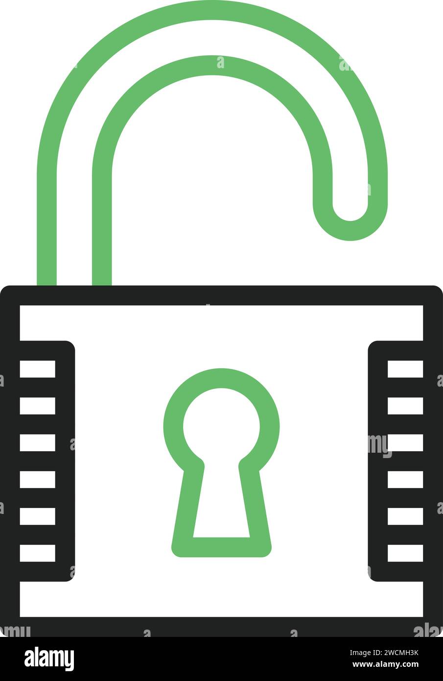 Unlock icon vector image Stock Vector Image & Art - Alamy