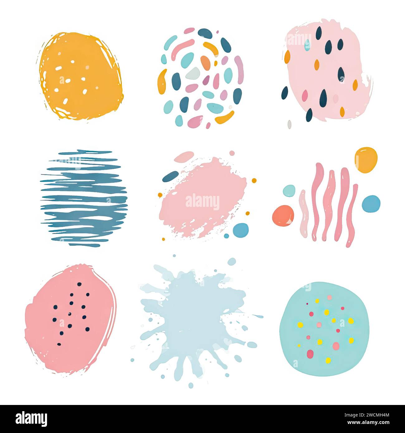 free vector set free hand doodle shape Stock Vector Image & Art - Alamy