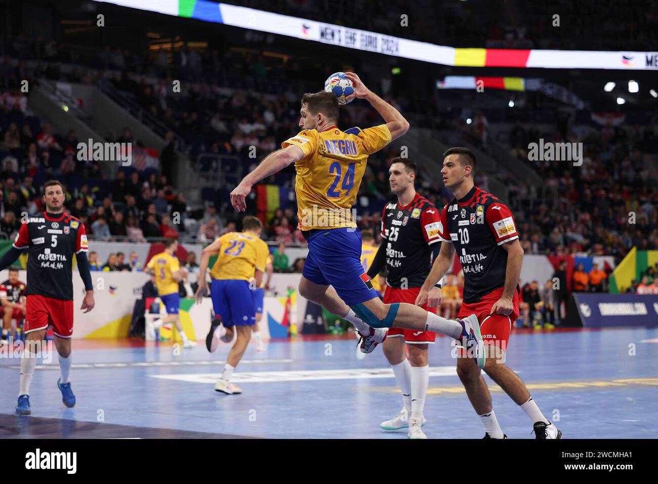 Mannheim, Deutschland. 16th Jan, 2024. 2024.01.16 SAP Arena Mannheim ...