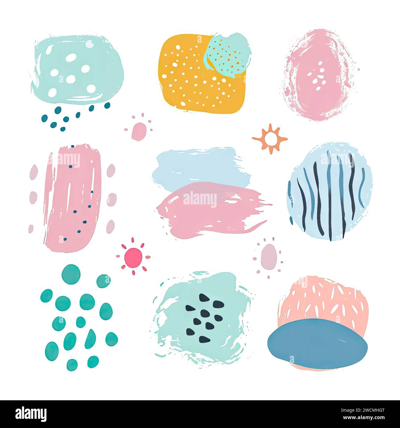 free vector set free hand doodle shape Stock Vector Image & Art - Alamy