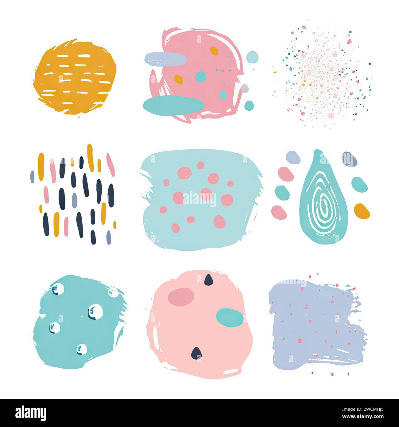 free vector set free hand doodle shape Stock Vector Image & Art - Alamy