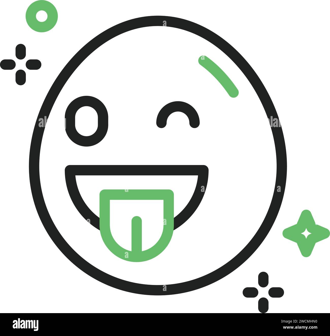 Image winking face emoji hi-res stock photography and images - Alamy
