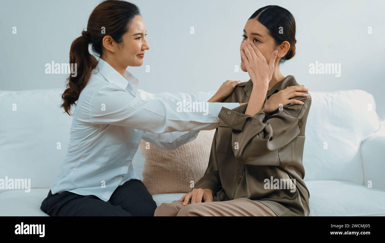 Empathy bonding asian hi-res stock photography and images - Alamy