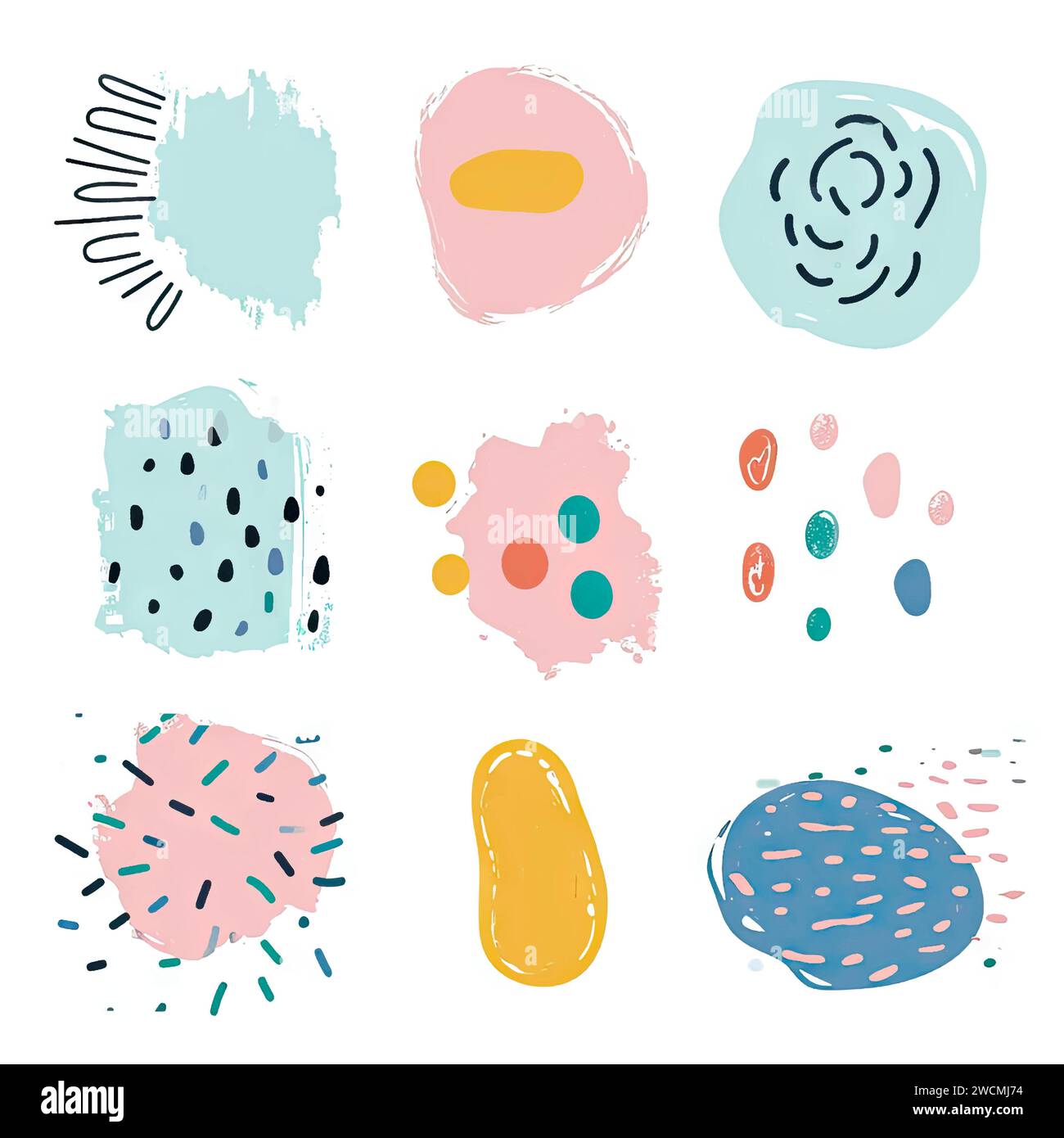 free vector set free hand doodle shape Stock Vector Image & Art - Alamy