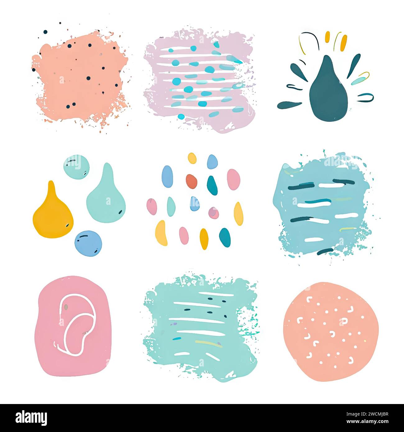 free vector set free hand doodle shape Stock Vector Image & Art - Alamy