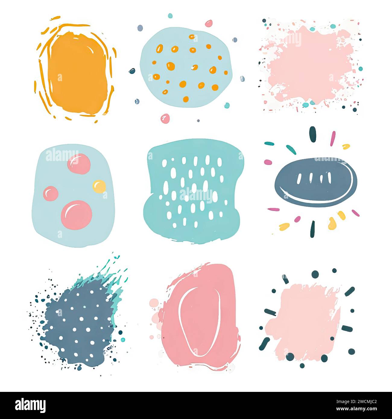 free vector set free hand doodle shape Stock Vector Image & Art - Alamy