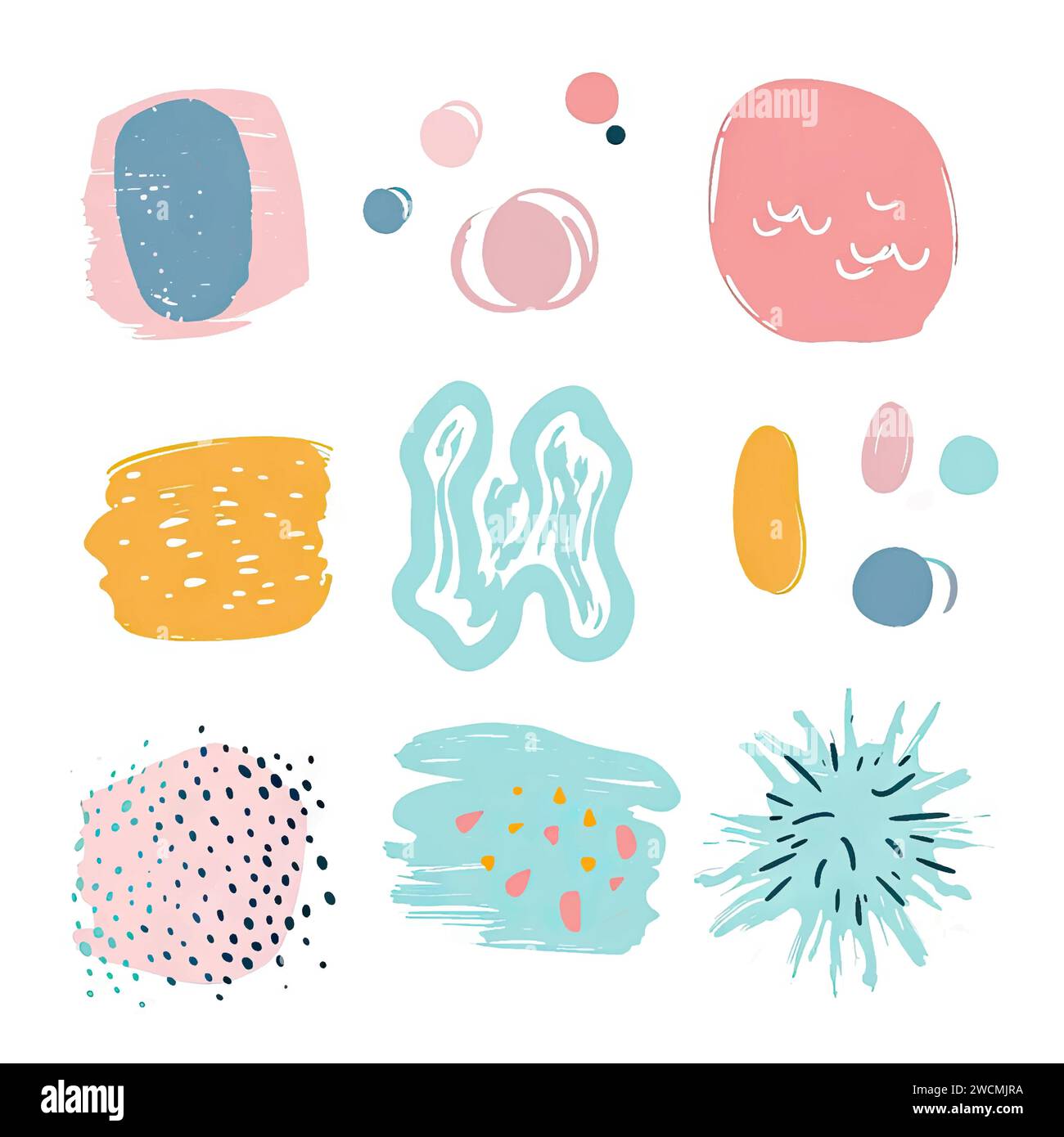 free vector set free hand doodle shape Stock Vector Image & Art - Alamy