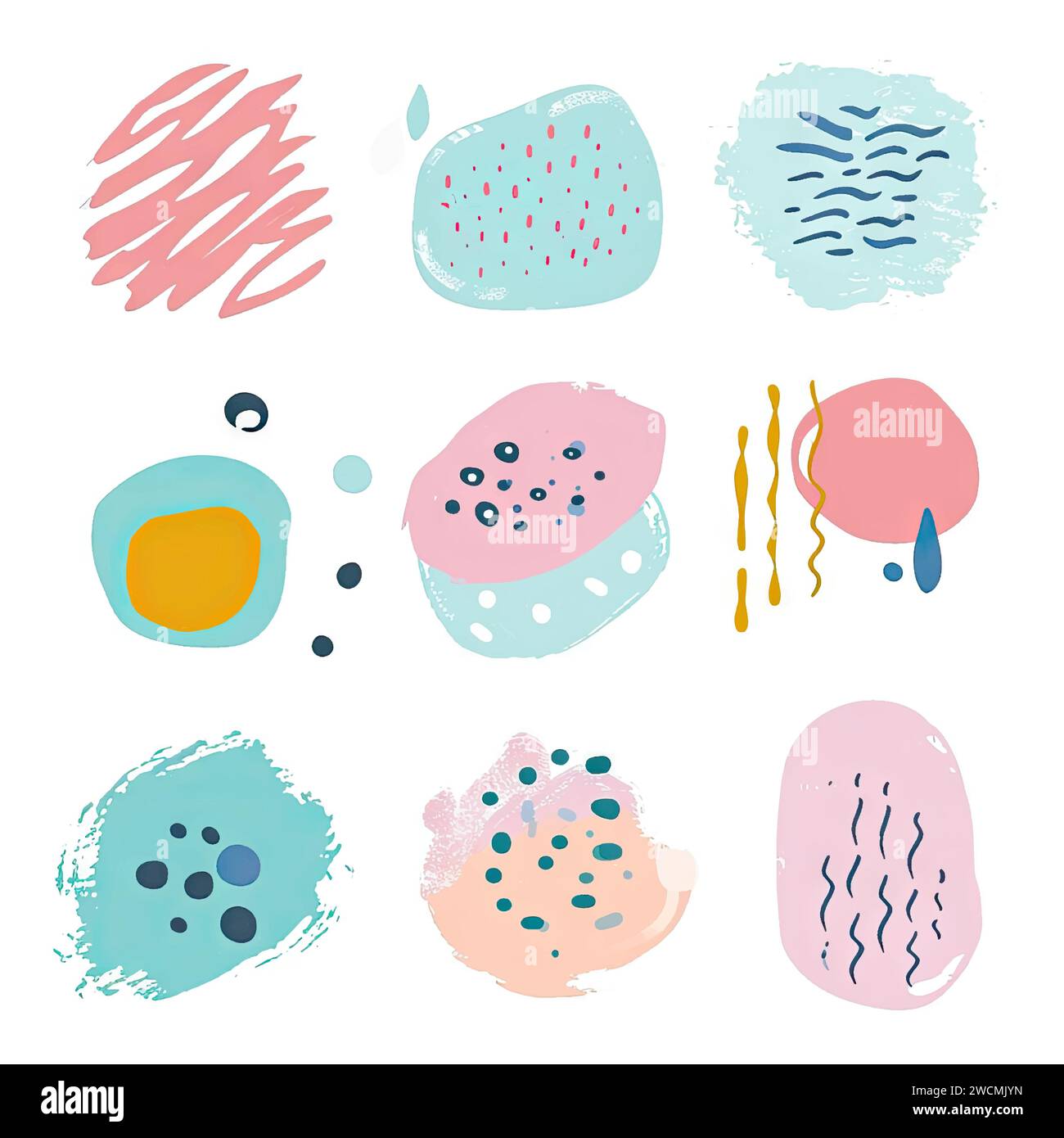 free vector set free hand doodle shape Stock Vector Image & Art - Alamy