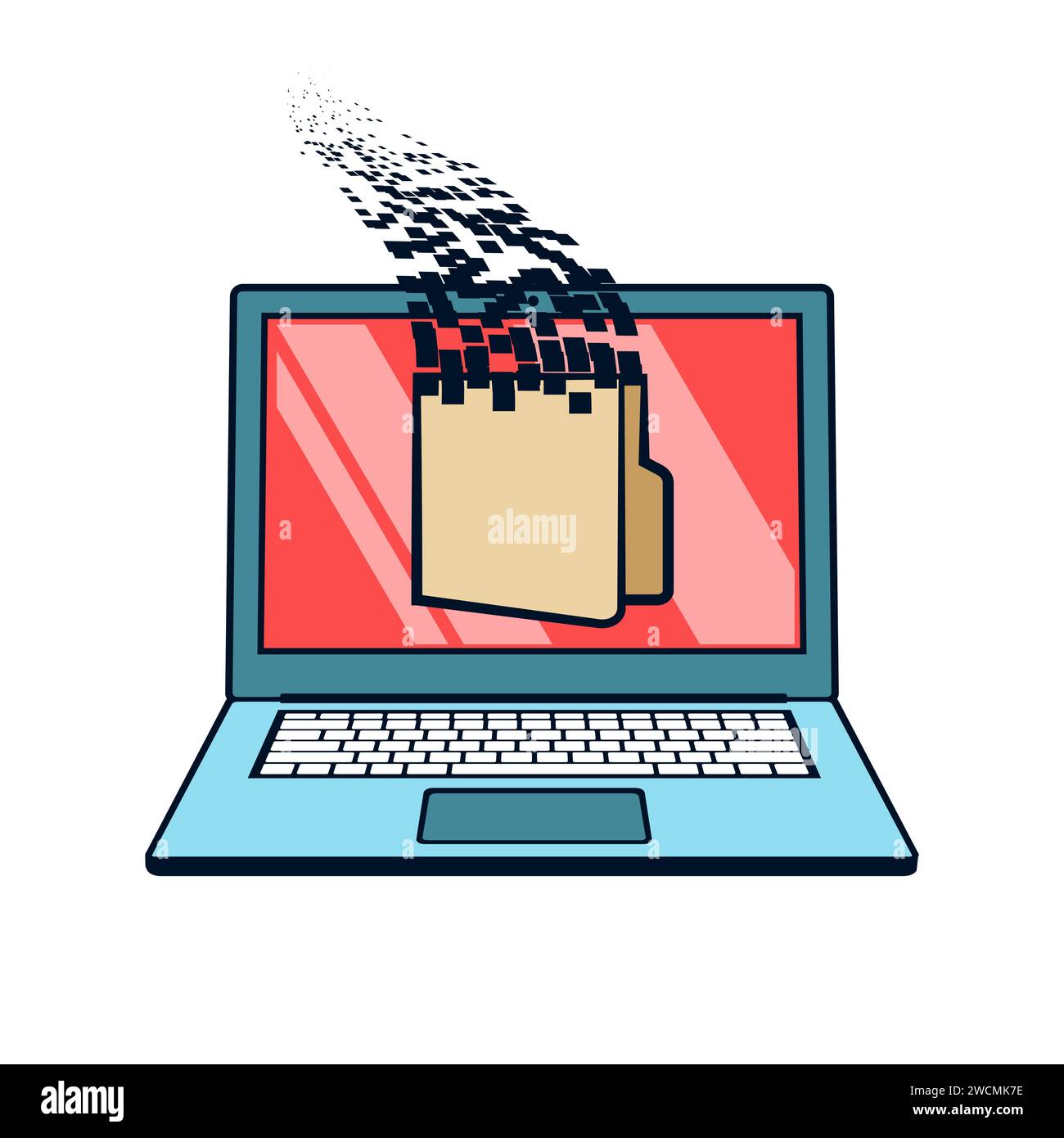 Data security document icon Stock Vector Images - Alamy