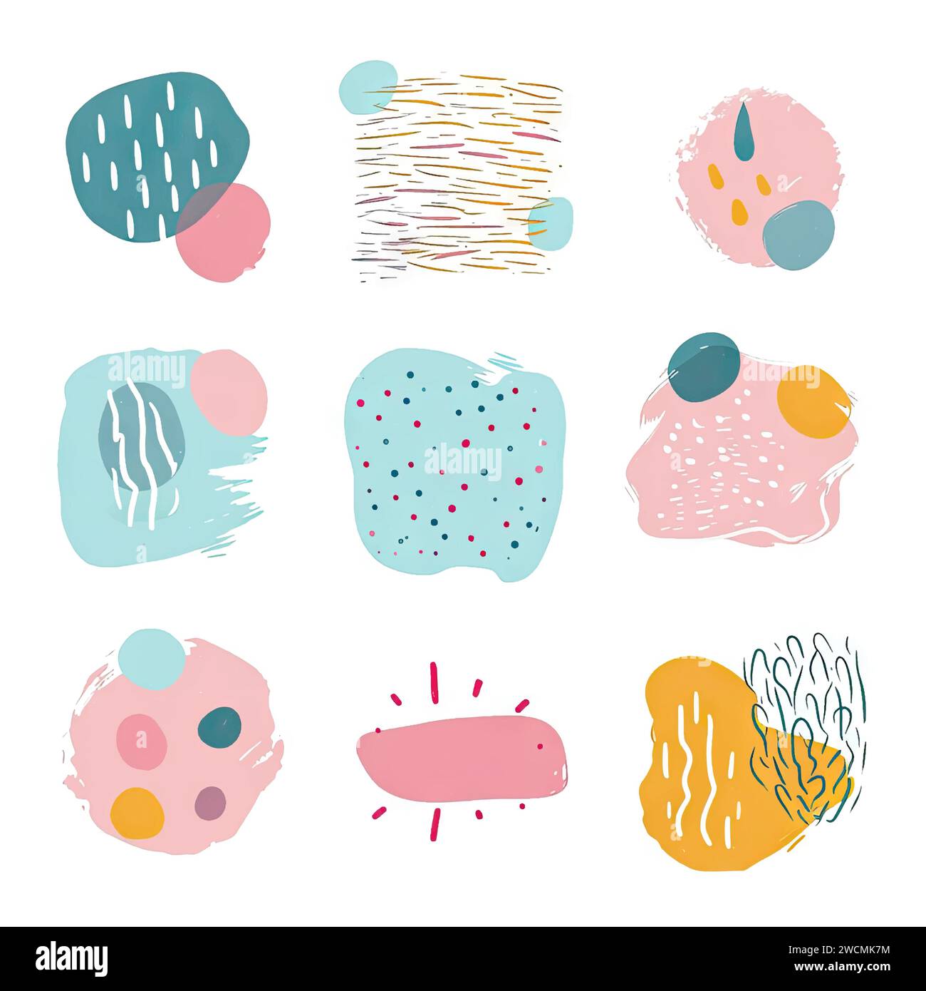 free vector set free hand doodle shape Stock Vector Image & Art - Alamy