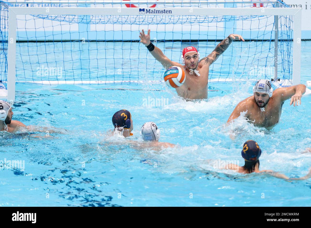 Zagreb, Croatia. 16th Jan, 2024. ZAGREB, CROATIA - JANUARY 16: Greece ...