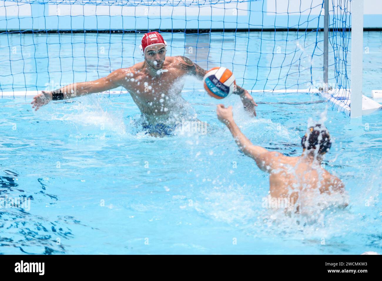 Zagreb, Croatia. 16th Jan, 2024. ZAGREB, CROATIA - JANUARY 16: Greece ...