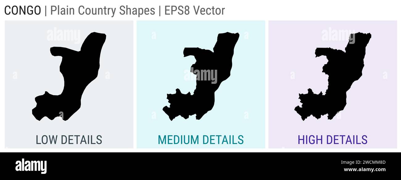 Maps of the republic of congo hi-res stock photography and images - Alamy