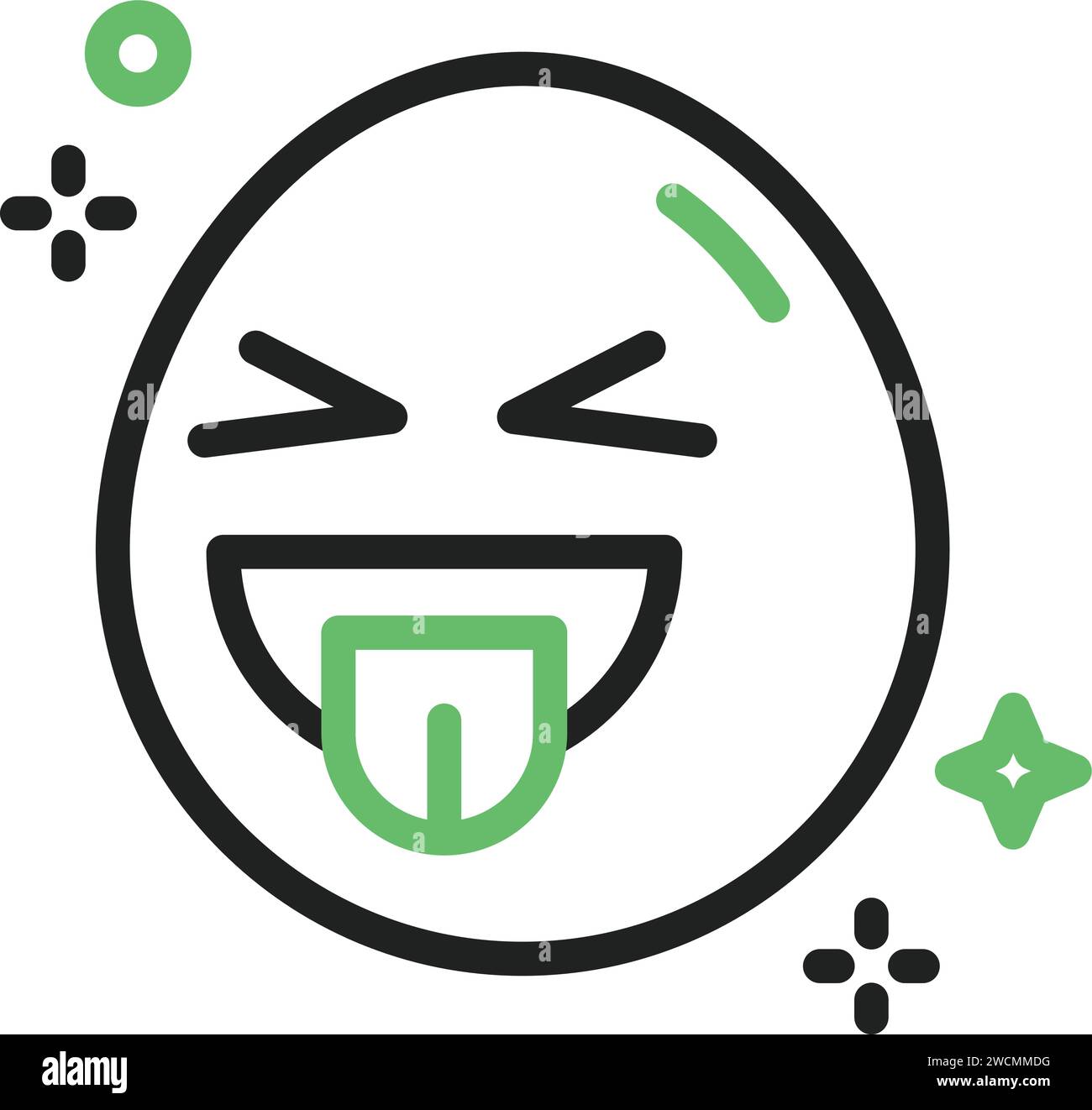 Squinting face with tongue hi-res stock photography and images - Alamy