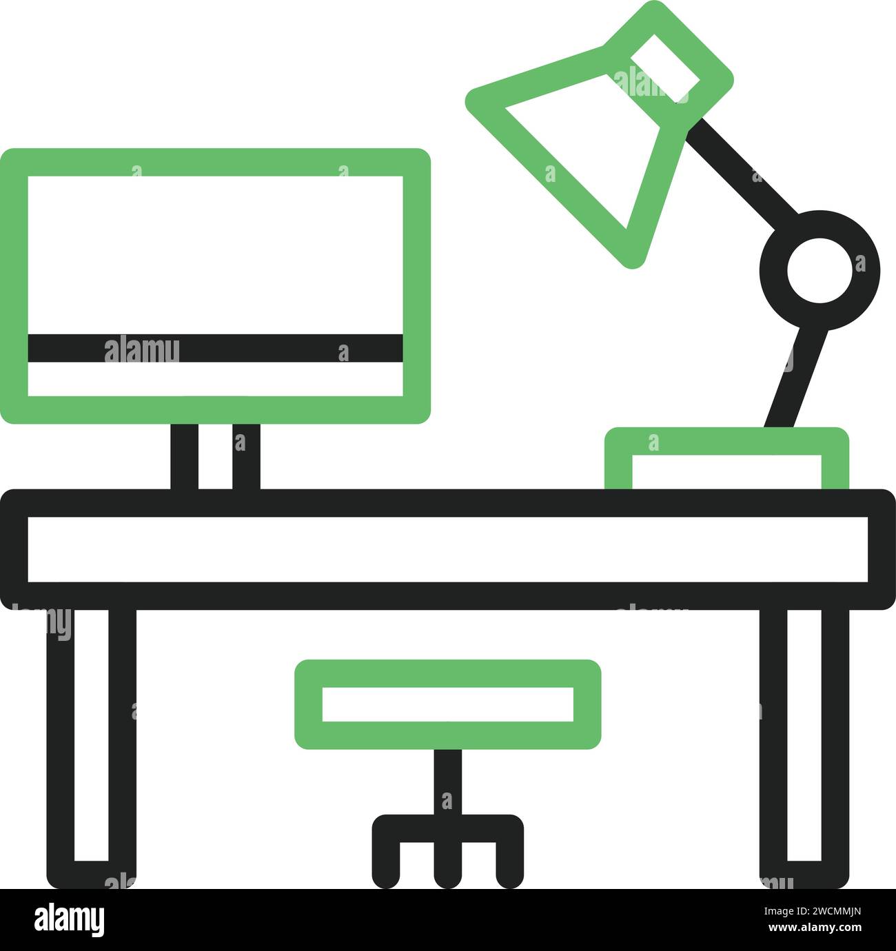 Study Desk icon vector image Stock Vector Image & Art - Alamy