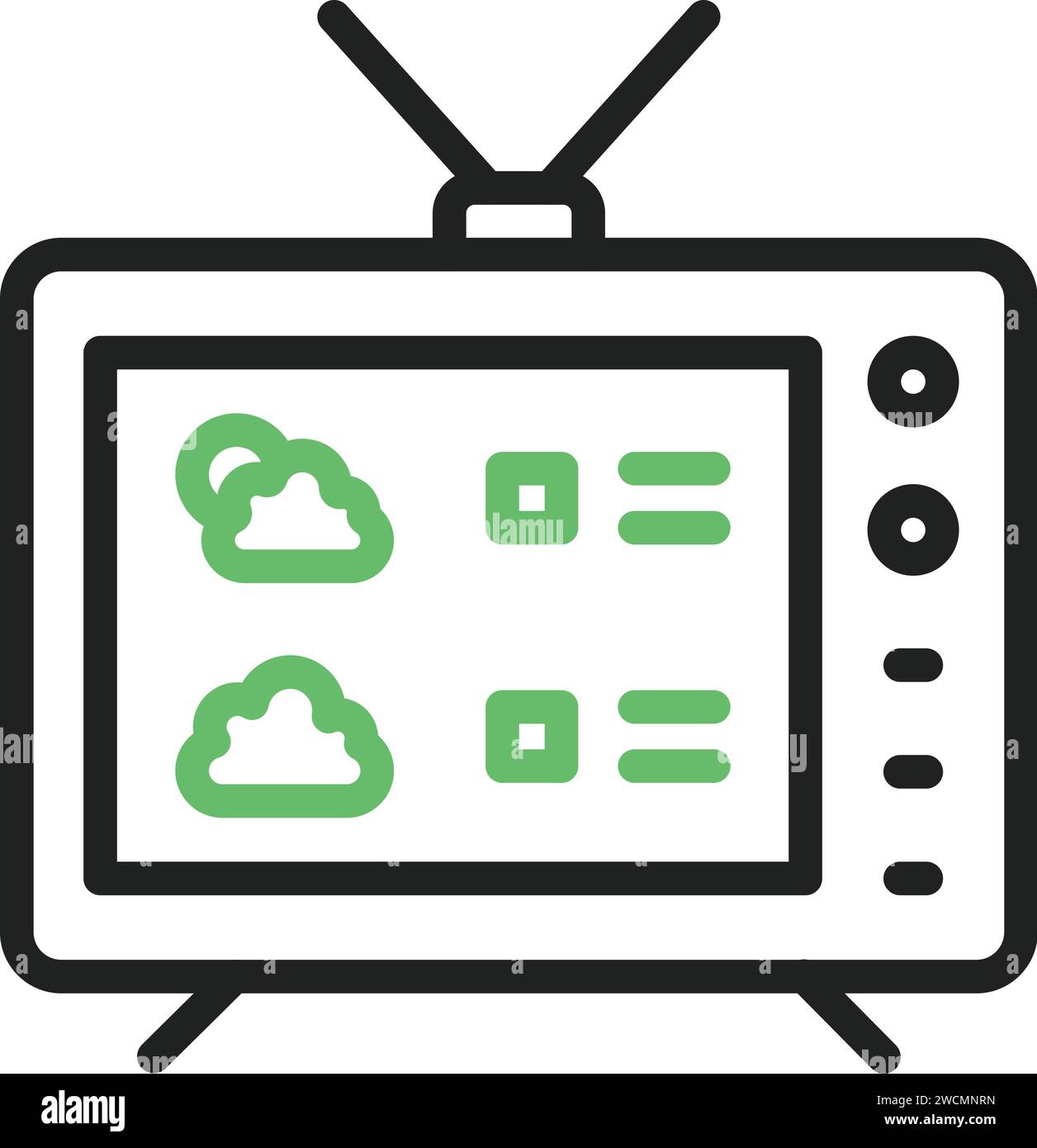 Weather News icon vector image Stock Vector Image & Art - Alamy