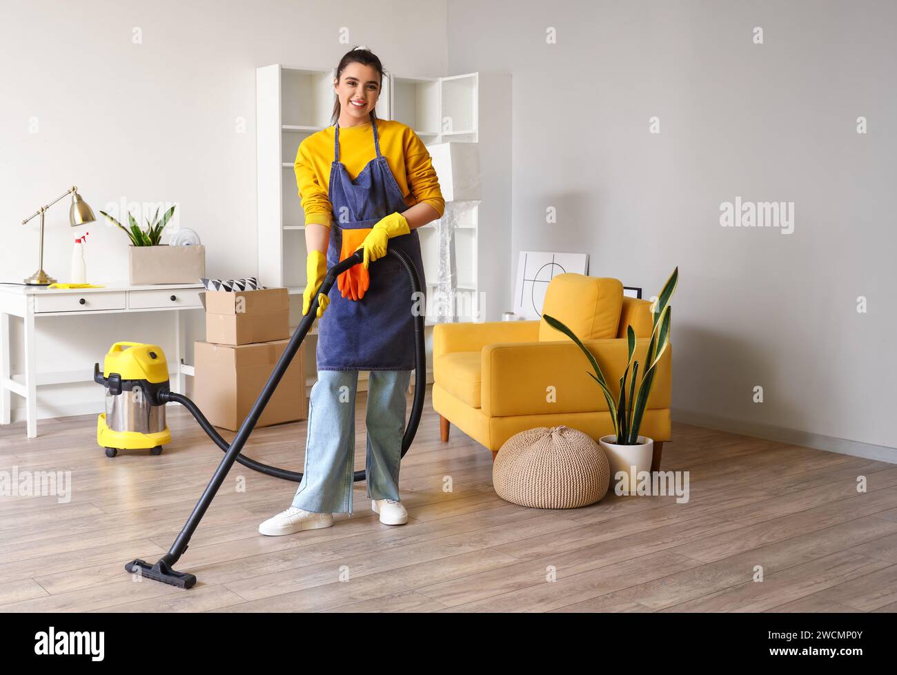 Hoovering house hi-res stock photography and images - Alamy