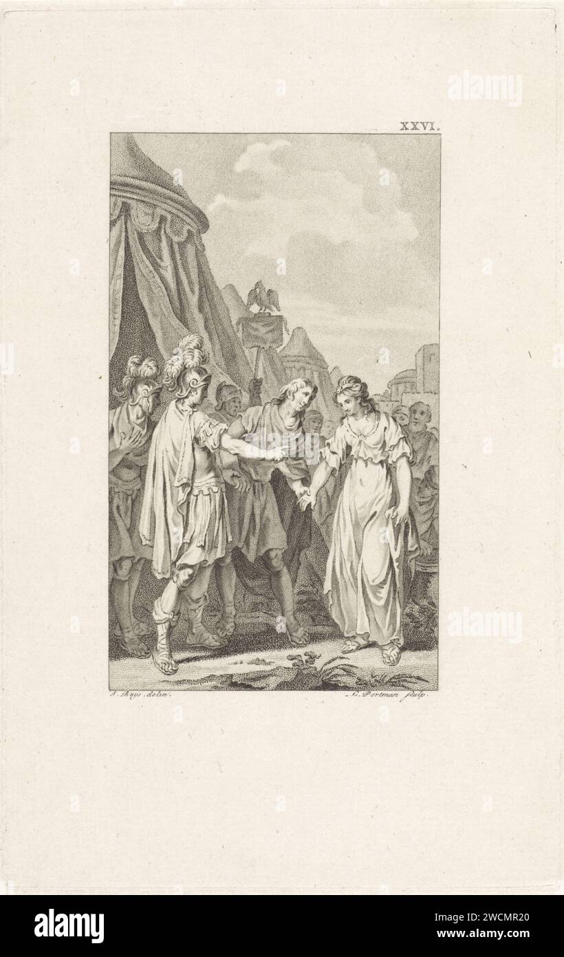Virtue of Scipio, Ludwig Gottlieb Portman, after Jacobus Buys, 1795 ...