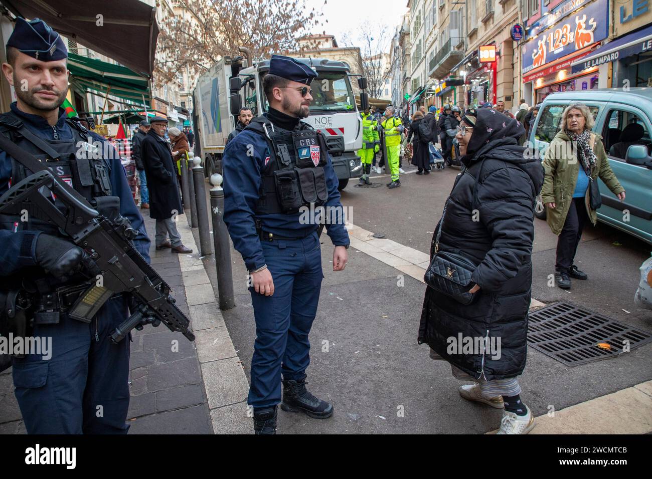 Marseille, France. 16th Jan, 2024. © PHOTOPQR/LA PROVENCE/SPEICH ...