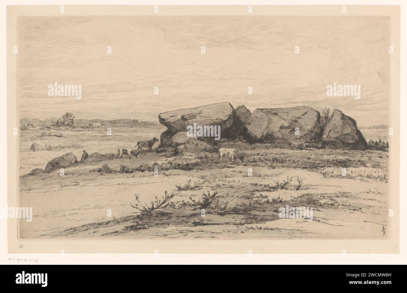 Dolmen at Trégunc, Carel Nicolaas Storm van 's -Gravesande, 1880 - 1884 ...
