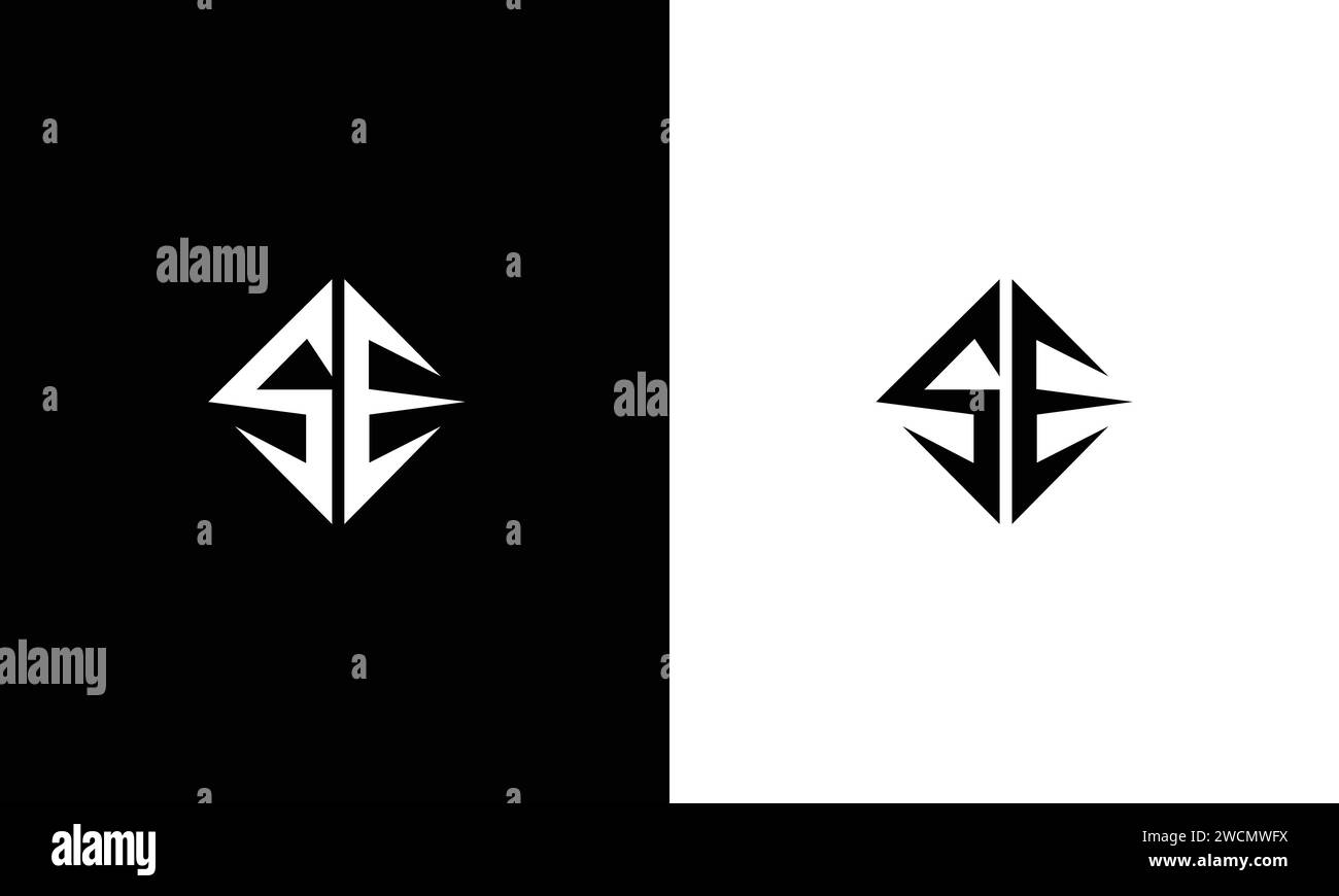 Letter he logo Black and White Stock Photos & Images - Alamy