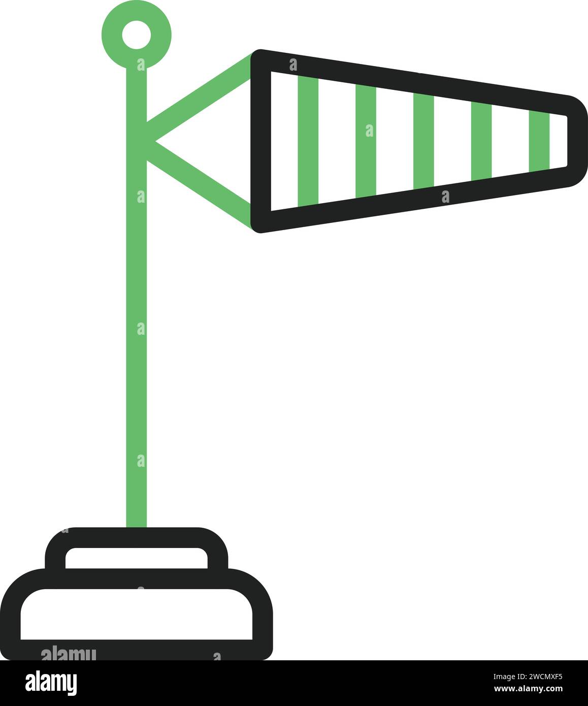 Windsock icon vector image Stock Vector Image & Art - Alamy