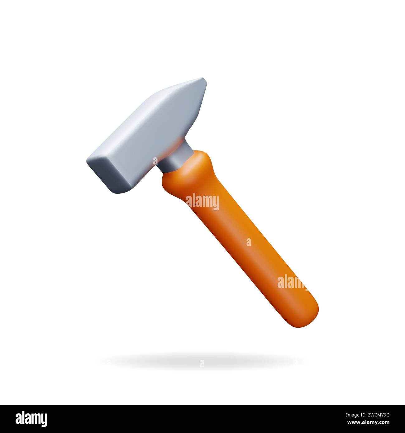 3d Hammer Tool Isolated Stock Vector Image & Art - Alamy