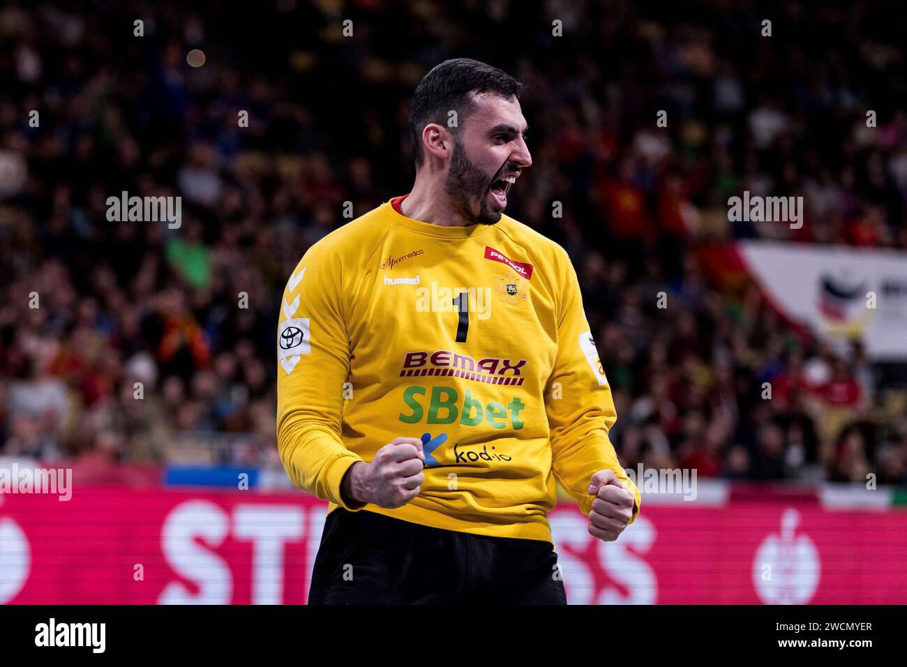 Montenegro, 16/01/2024, Nikola Matovic (Montenegro, #1) jubelt MEN?S ...