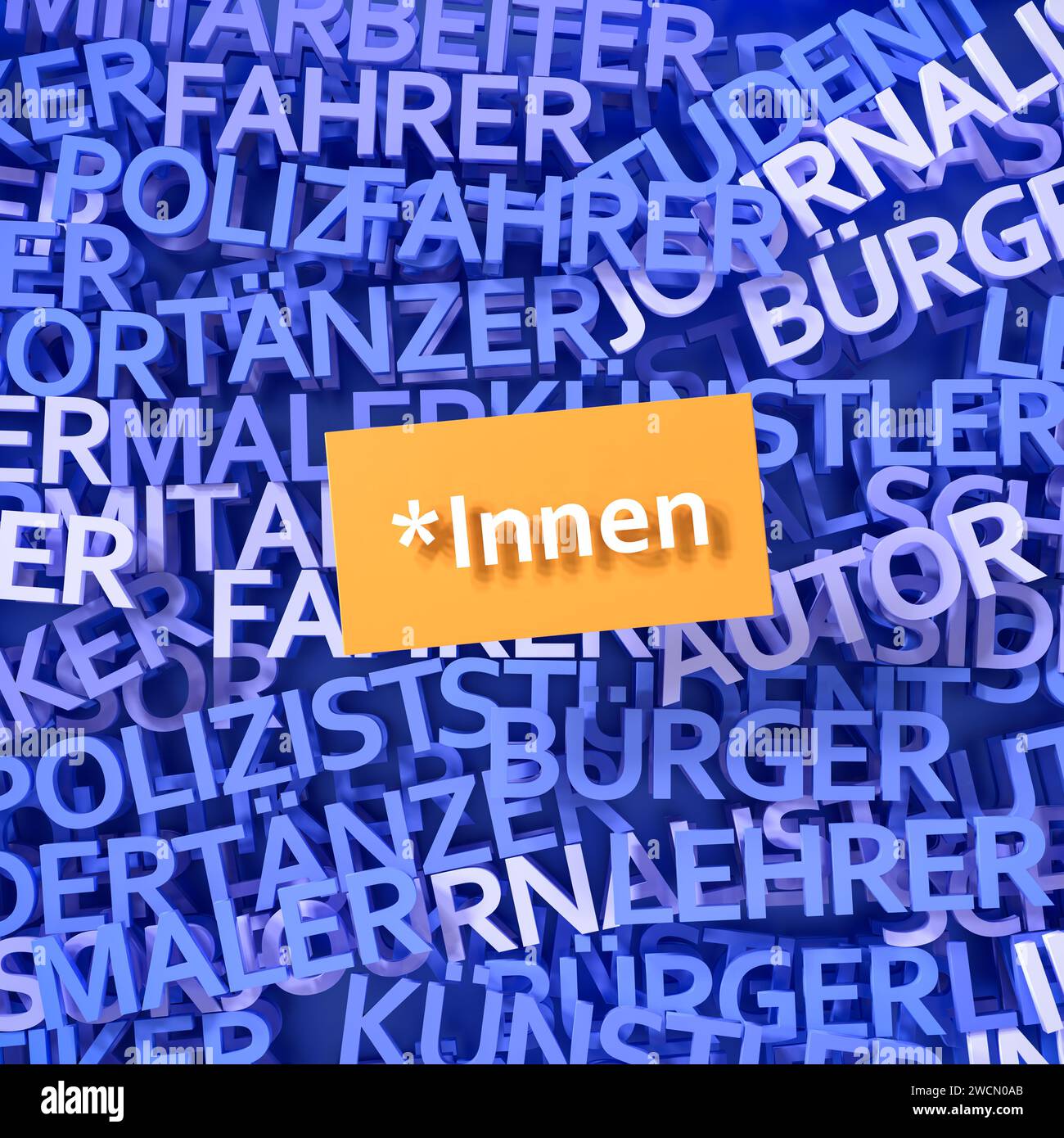 Inclusive language in German. Grammatical generic masculin words ...