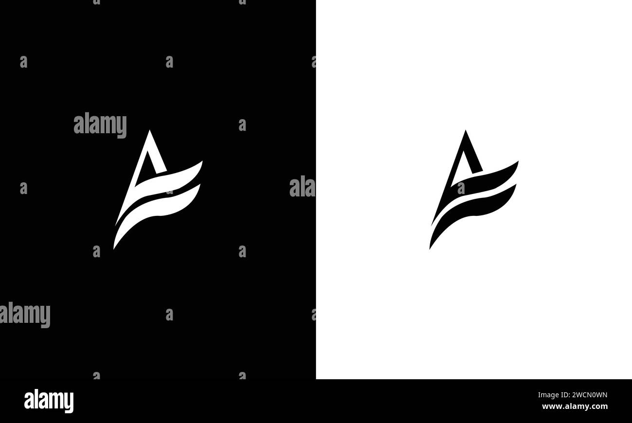 af Letter Logo Alphabet Design Icon Vector Symbol Stock Vector Image ...