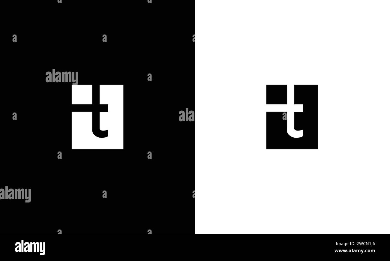 Letter T Symbol Logo Template Stock Vector Image & Art - Alamy